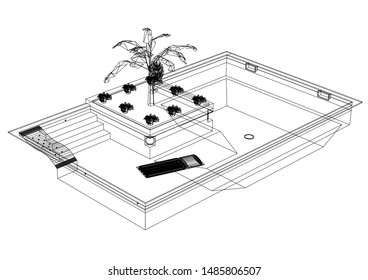3,165 Pool blueprint Images, Stock Photos & Vectors | Shutterstock