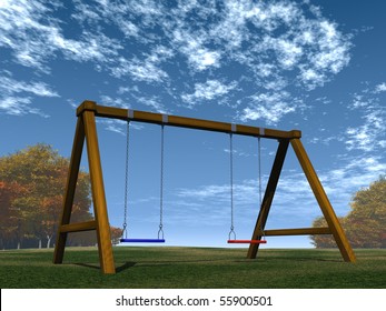 Swing Set Stock Illustration 55900501 | Shutterstock