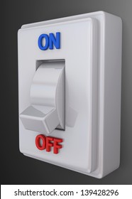 Switch On Off 3d Stock Illustration 139428296 | Shutterstock