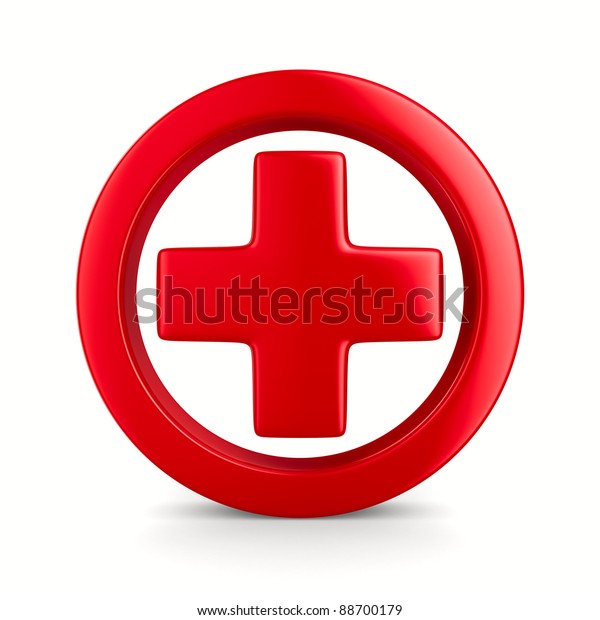 Symbol Plus On White Background Isolated Stock Illustration 88700179