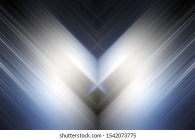 Symmetrical Light Rays Crossing Each Other Stock Illustration ...