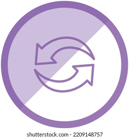 Sync Button Icon On White Stock Illustration 2209148757 | Shutterstock