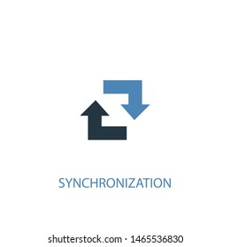 Synchronization Icon Simple Element Illustration Synchronization ...