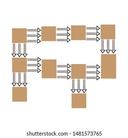 System Matrix Diagram Sample Background Stock Illustration 1481573765 ...