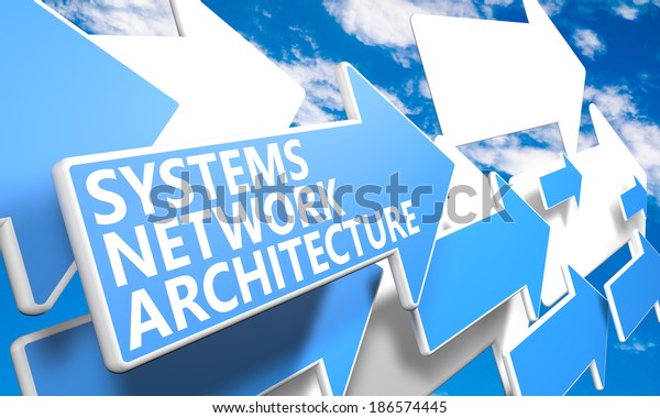 Systems Network Architecture 3d Render Concept Stock Illustration ...