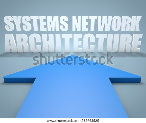 Systems Network Architecture 3d Render Concept Stock Illustration ...