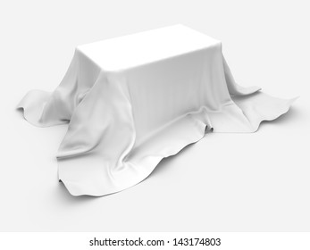 Table Render On White Background Perspective Stock Illustration ...