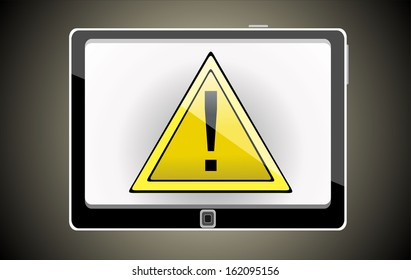 Hazard Warning Attention Sign Exclamation Mark Stock Vector (Royalty ...