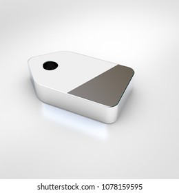 Tag Icon 3d Render Chrome Tag Stock Illustration 1078159595 | Shutterstock