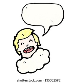Talking Head Cloud Cartoon Stock Illustration 135382592 | Shutterstock