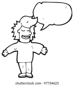 Talking Man Cartoon Stock Illustration 97734623 | Shutterstock