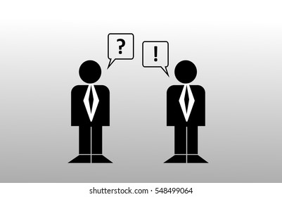 Talking Men Stock Illustration 548499064 | Shutterstock