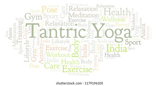 Tantric Yoga Word Cloud Stock Illustration 1179196105 Shutterstock