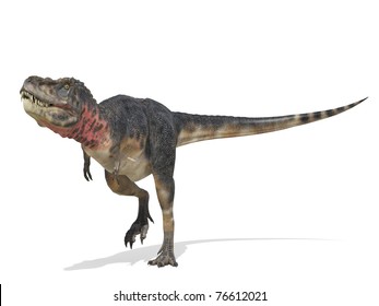 Tarbosaurus Side Profile Tarbosaurus Carnivorous Theropod Stock ...