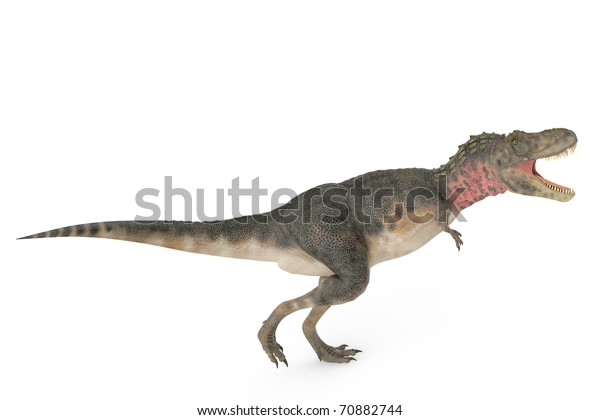 Tarbosaurus Walking Side View Stock Illustration 70882744 | Shutterstock