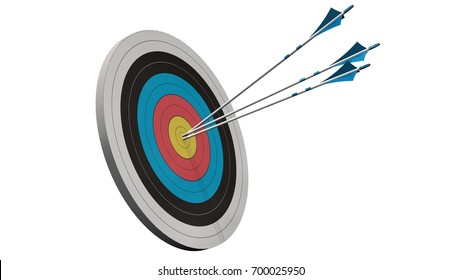 Archery target Images, Stock Photos & Vectors | Shutterstock