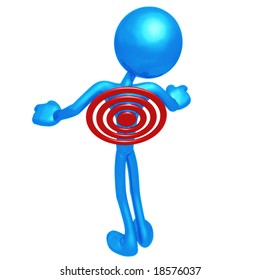Target On Back Stock Illustration 18576037 | Shutterstock
