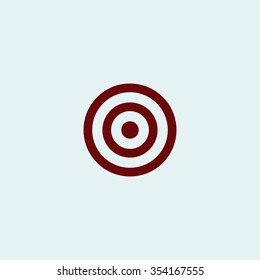 Target Icon Logo Design Business Sport Stock Vector (Royalty Free ...