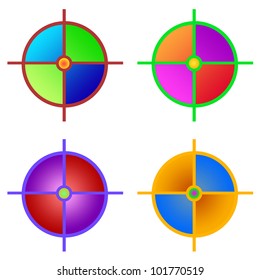 Target Set Illustration Stock Illustration 101770519 | Shutterstock