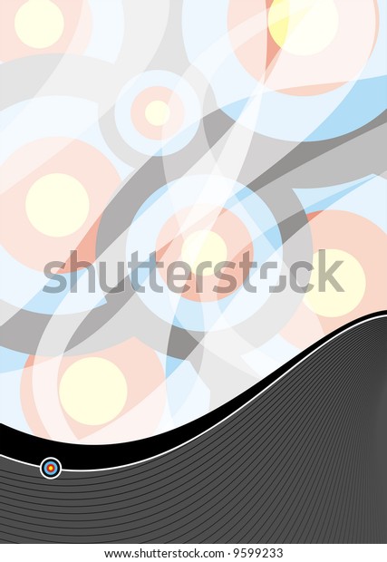 Target Wave Background Ideal Presentations Portrait Stock Illustration ...