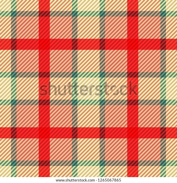 Tartan Fabric Texture Seamless Pattern Stock Illustration 1265067865 ...