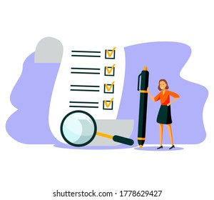Task Done Vector Illustration Flat Tiny Stock Illustration 1778629427 ...