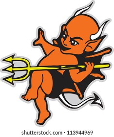 Tattoo Childbodied Devil Stock Illustration 113944969 | Shutterstock