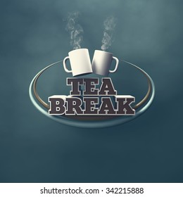 Tea Break 3d Stock Illustration 342215888 | Shutterstock