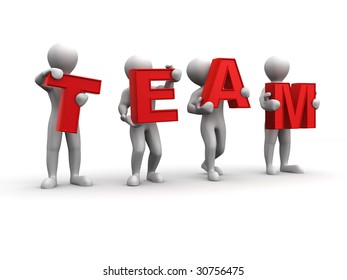 Team 3d Stock Illustration 30756475 | Shutterstock