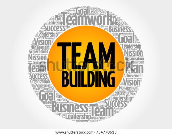 Team Building Word Cloud Collage Business Stock Illustration 754770613 ...