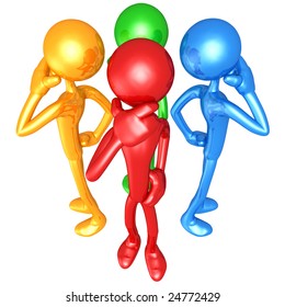 Team Thinking Stock Illustration 24772432 | Shutterstock