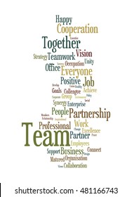 Word Cloud Concept Team Bonding Teammates Stock Illustration 482658460 ...