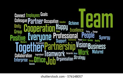 Team Word Cloud Stock Illustration 576148057 | Shutterstock