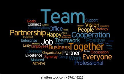 Team Word Cloud Stock Illustration 576148228 | Shutterstock