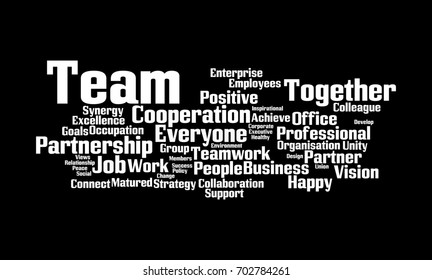 Team Word Cloud Stock Illustration 702784261 | Shutterstock