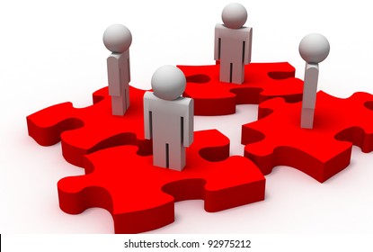 Teamwork Stock Illustration 92975212 | Shutterstock