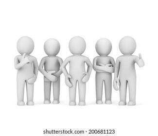 Teamwork 3d Render Stock Illustration 200681123 | Shutterstock