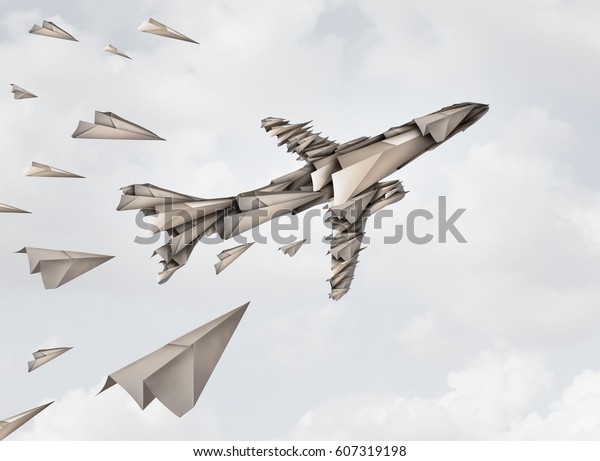Teamwork Unity Concept Joint Effort Symbol Stock Illustration 607319198 ...