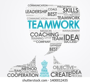 Teamwork Word Cloud Dialog Bubble Stock Illustration 1400012435 ...