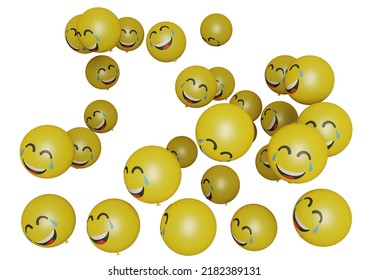 Tears Smiling 3d Render Emoticon Emoji 库存插图 2182389131 | Shutterstock