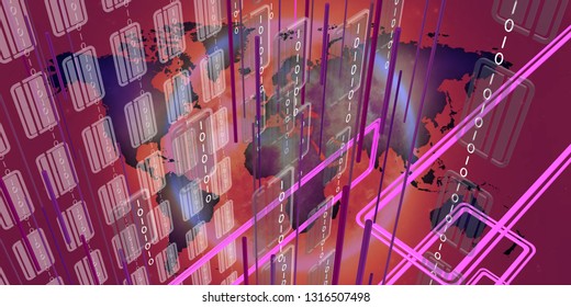 Tech Background Fast World Stock Illustration 1316507498 | Shutterstock