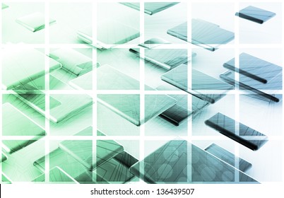 Tech Mechanical Engineering Science Art Stock Illustration 136439507 ...