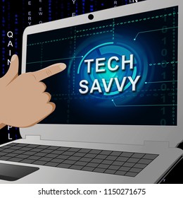Tech Savvy Digital Computer Expert 3d Stock Illustration 1150271675 ...