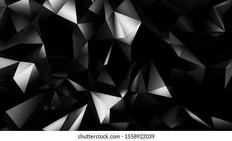 Tech Tech Triangle Crystal Background 3d Stock Illustration 1558922039 ...