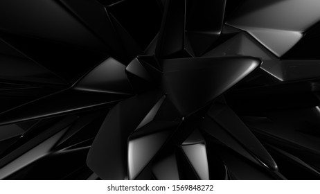 Tech Tech Triangle Crystal Background 3d Stock Illustration 1569848272 ...
