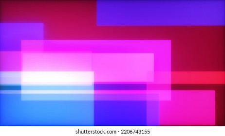Technical Background Neon Cubes 3d Rendering Stock Illustration ...