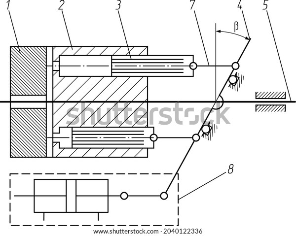 Technical Illustrations Types Actuators Stock Illustration 2040122336 ...