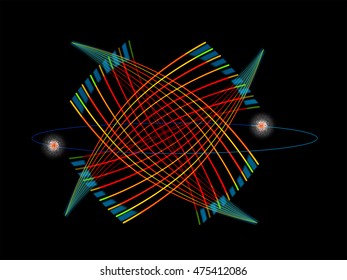 Technique Artificial Light Sources Wallpaper Light Stock Illustration ...