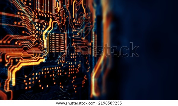 Technology Background Abstract Computer Motherboard Can Stock ...