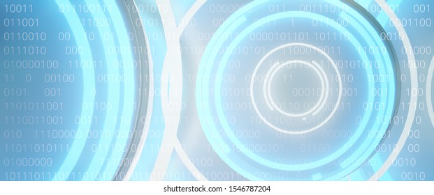 Technology Background Code 3dillustration Design Rendering Stock ...